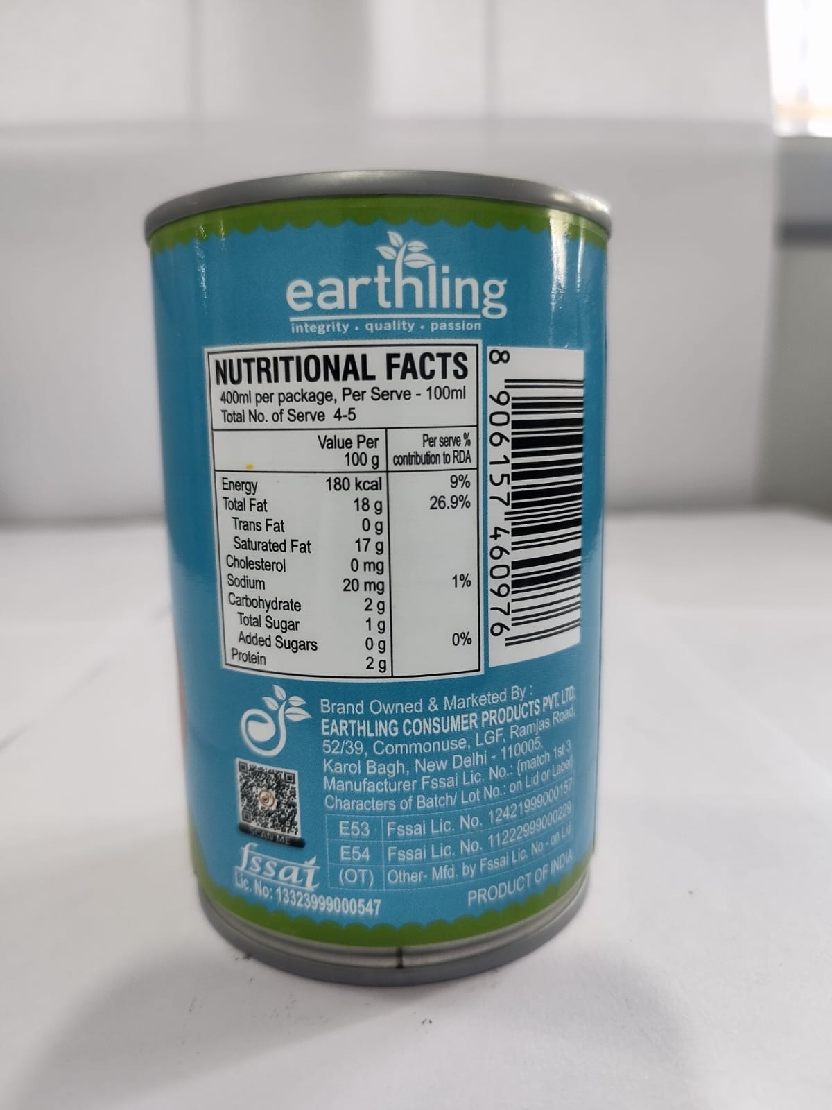 Coconut Milk – EARTHLING